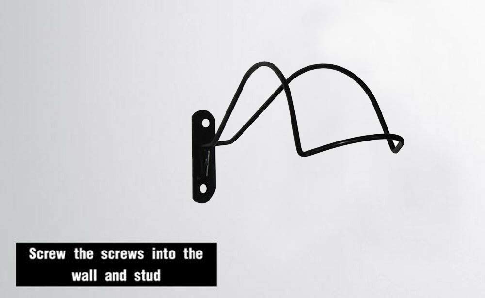 Strong Iron Rack for Electronic Helmet Wall Mounted | Helmet Storage Display | Helmet Collection Wall Hanger Stand | No Helmet