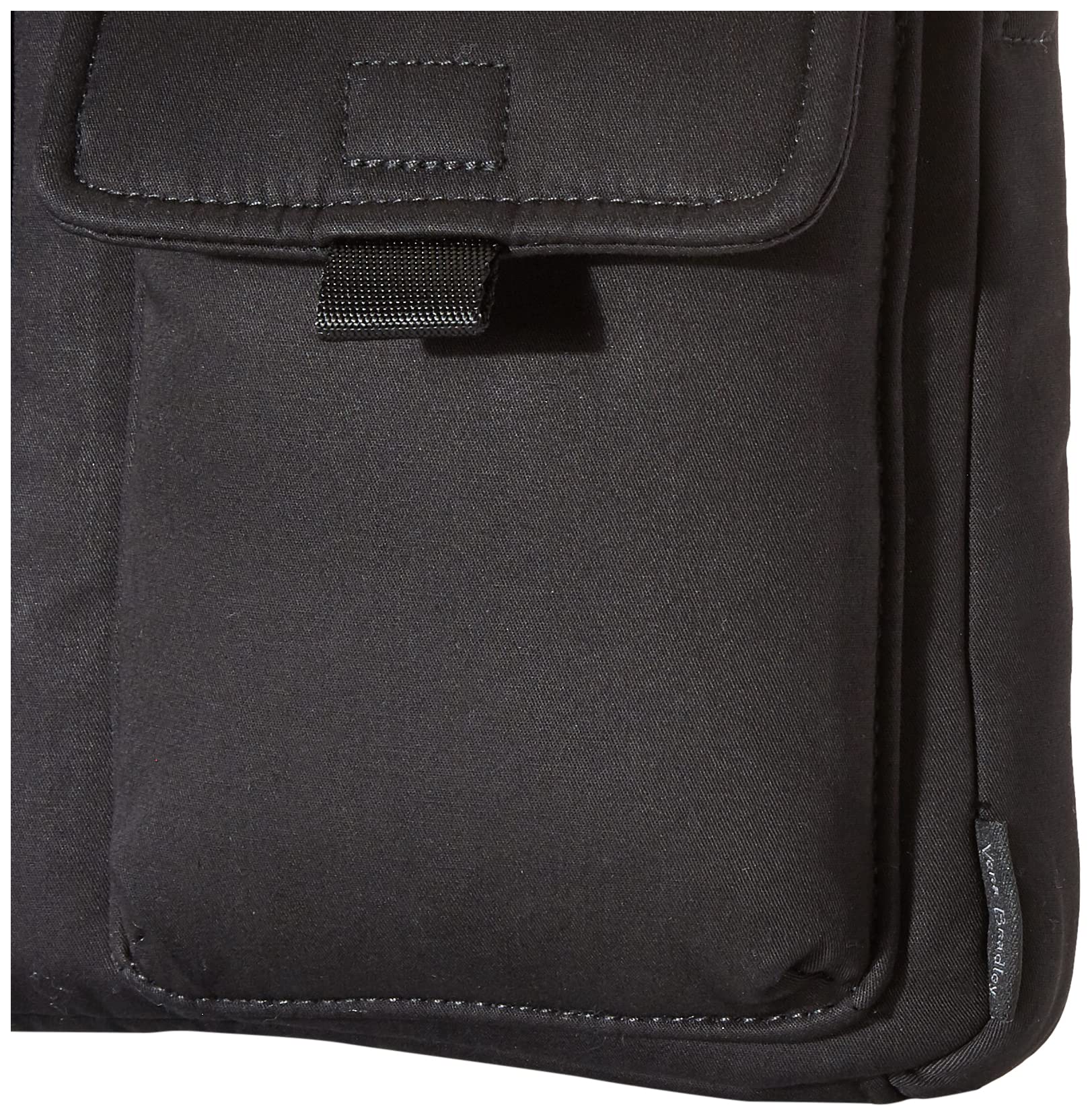 Vera Bradley Women's Cotton Utility Small Crossbody Purse, Black - Recycled Cotton, One Size