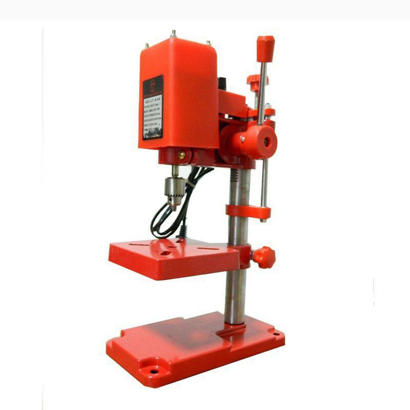 Electric Bench Drill Stand Mini Electric Bench Drilling Machine High Precision Stepless Bench Drill Press Machine 120W