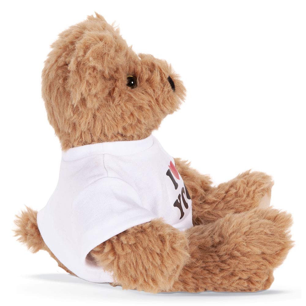 Vermont Teddy Bear Teddy Bears - I Love You Teddy Bear, Stuffed Animals -13 Inch, Brown