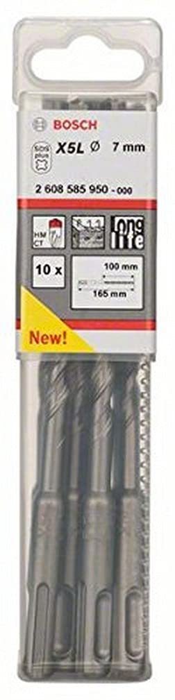 Bosch 2608585950 Hammer Drill Bit SDS-Plus-7 7mmx6.5In 10 Pcs