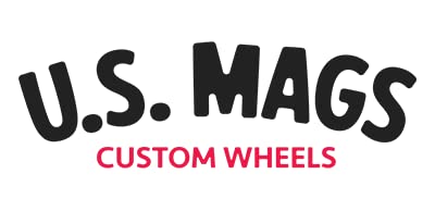 US Mags U134 DESPERADO Silver Brushed Face Milled Diamond Cut Wheel with Aluminum (24 x 9. inches /6 x 135 mm, 25 mm Offset)