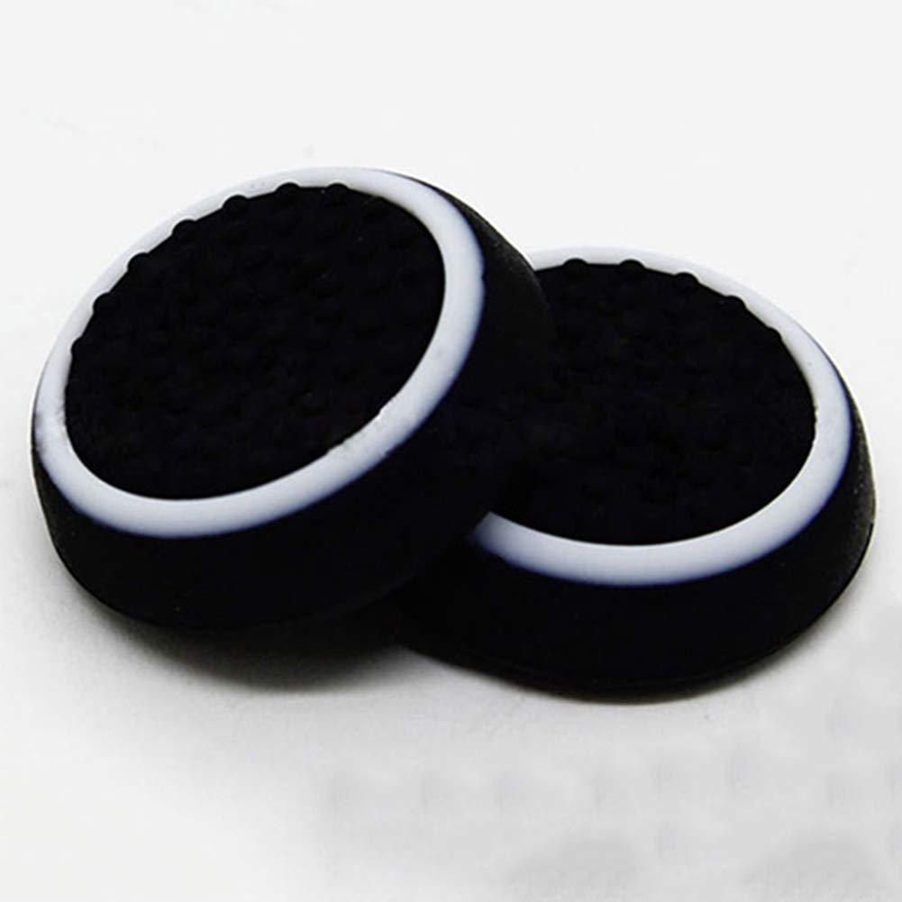 shlutesoy 4Pcs Replacement Silicone Thumb Grip Stick Cap Covers,Controller Thumb Silicone Stick Grip Cap Cover for PS3 PS4 Xbox ONE Red