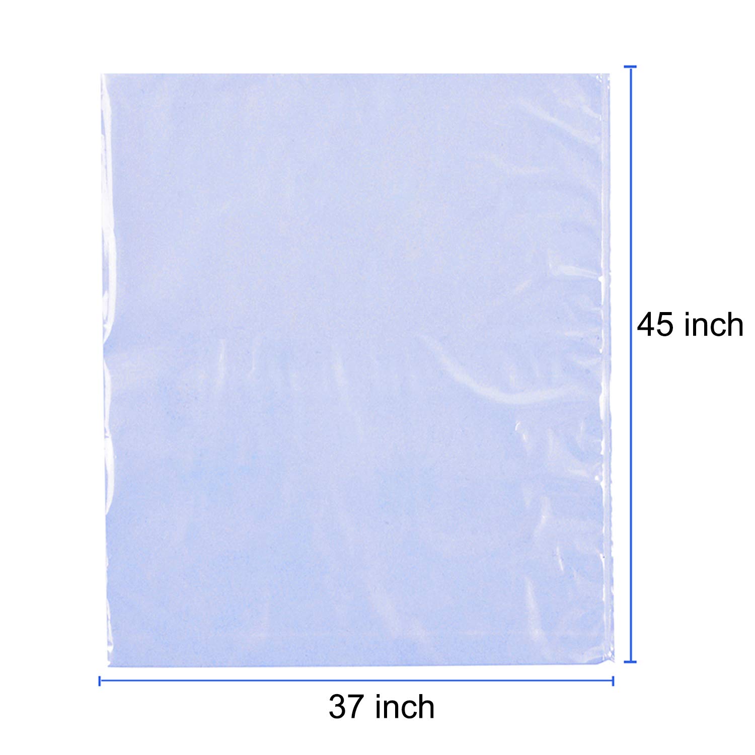 LazyMe Extra Large Jumbo Shrink Wrap Bags Cellophane Bags for Gift Baskets - 37x45 Inch Christmas Basket Bags (10 pcs, XXL)