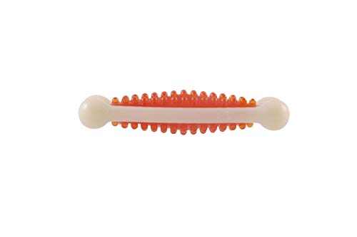 Hartz Chew 'n Clean Tuff Bone Bacon Scented Dental Dog Chew Toy - Small