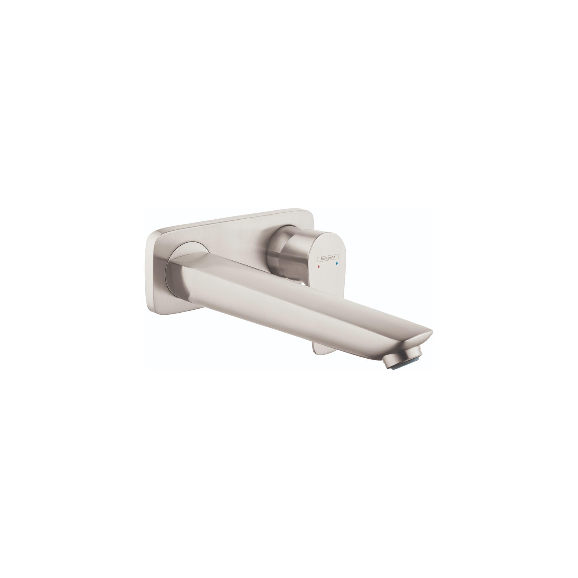 hansgrohe Talis E Modern Easy Install Easy Clean 1-Handle 2 4-inch Tall Bathroom Sink Faucet in Brushed Nickel, 71734821