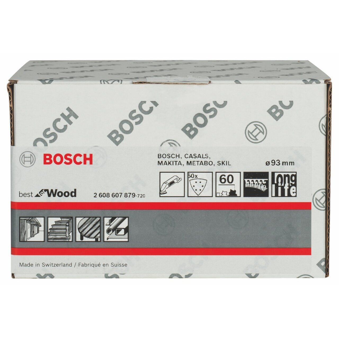 Bosch 2608607879 93 mm Sanding Sheets for Delta Sanders