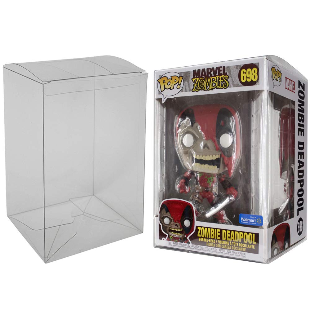 Viturio Plastic Box Protector Cases Compatible With Funko Pop! 10" Inch Vinyl (2 Pack) Clear .50mm Thick