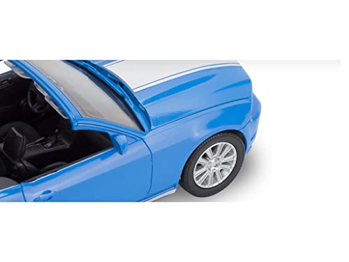 Revell 85-1242 2010 Ford Mustang Model Car Kit 1:25 Scale 43-Piece Skill Level 2 Plastic Easy-Click Model Building Kit, Blue