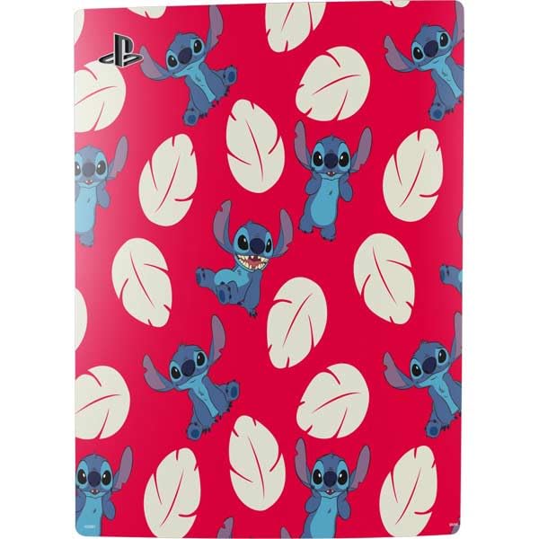 Skinit Decal Gaming Skin Compatible with PS5 Bundle - Officially Licensed Disney Lilo and Stitch Character Pattern Design