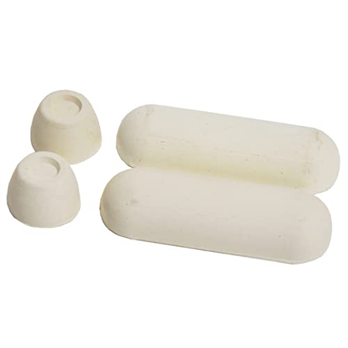 Danco 10062 Universal Bumper, for Use with Toilet Seats, Rubber, 1 Pack, White