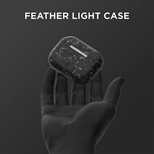 Foam Masters Genuine Forged Carbon Fiber (Matte) Case for AirPods Pro 2nd Gen - Extreme Slim - Ultra Protection