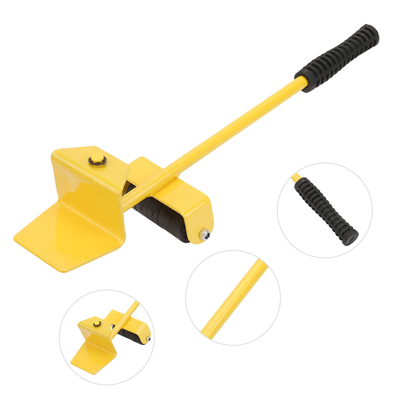 Furniture Mover, Furniture Movers with Wheels, Furniture Transport Kit Jack Movable Plate for Objects Bearing 150kg Washing Machine Roller Skates Car Wheel Jack