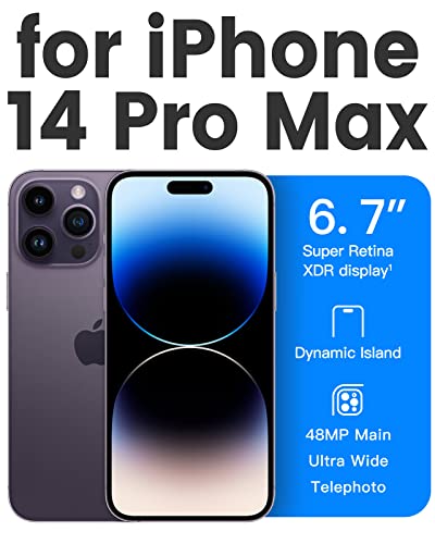 Mkeke for iPhone 14 Pro Max Case Clear, Not Yellowing Phone Case for iPhone 14 Pro Max Clear with Slim Cover & Shockproof Bumper 2022