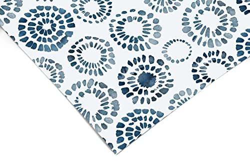 Contact Paper Blue Watercolor | Shelf Liner | Drawer Liner | Peel and Stick Paper 1228 12in x 48in (4ft)