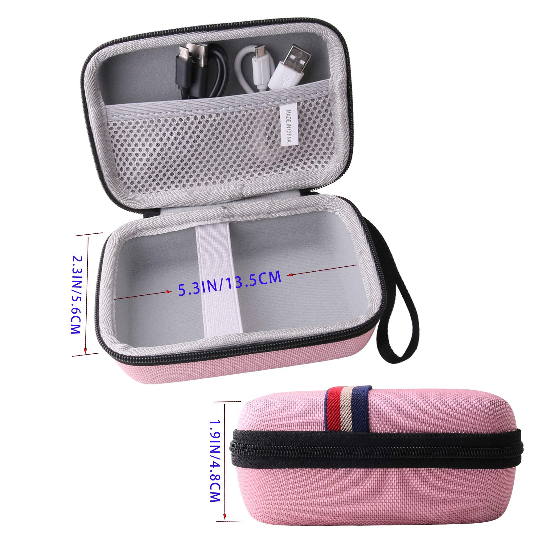 waiyu Hard Carrying Case for PROGRACE Handheld Game Kids Camera (Pink)