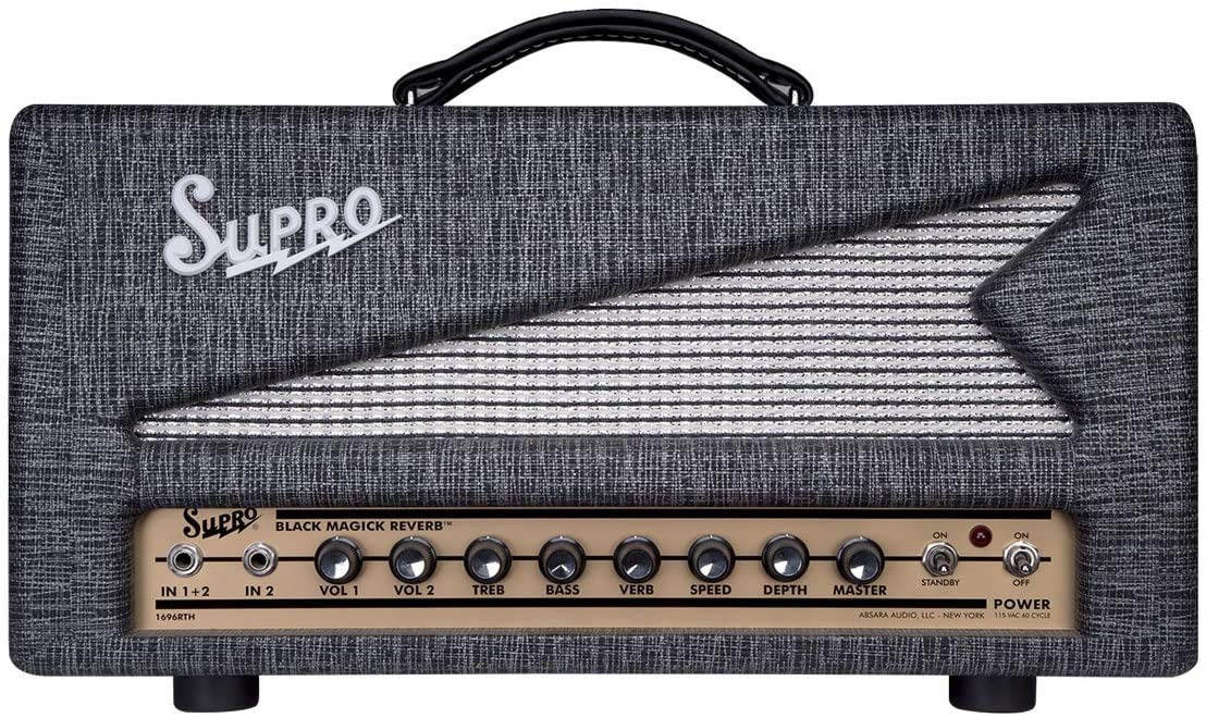 Supro 1696RTH Black Magick Reverb 25-watt Class A Tube Head