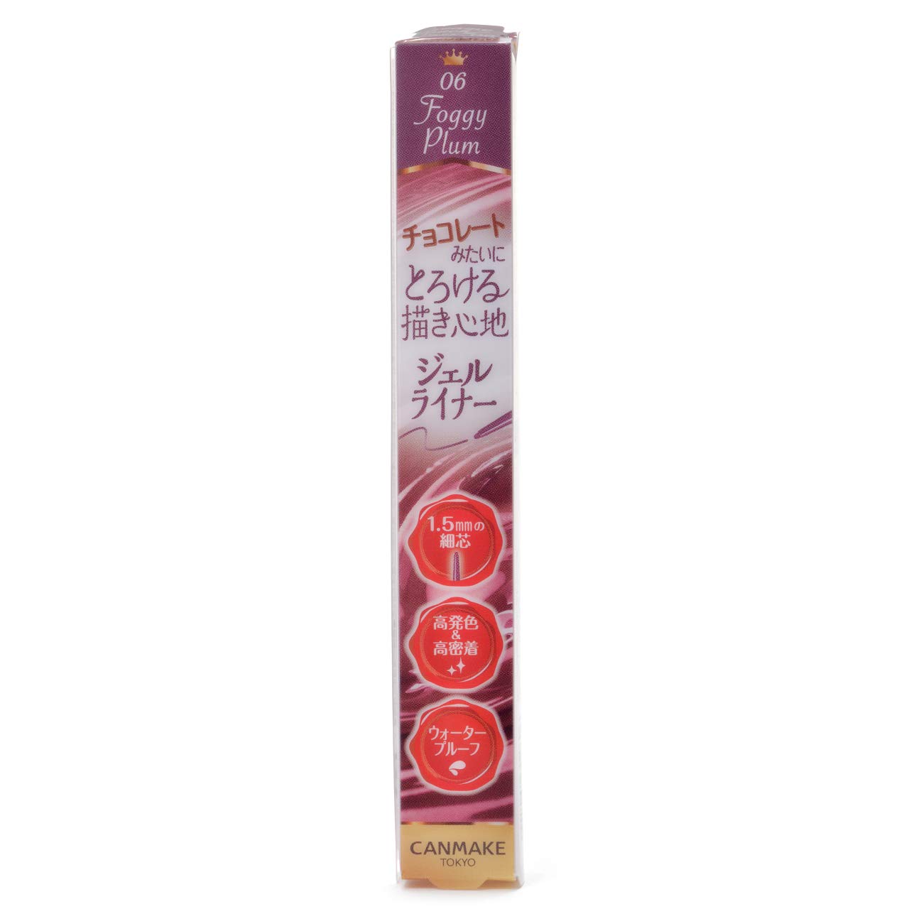 CANMAKE Creamy Touch Liner 1.5mm Slim Eyeliner (0.09 g) (06 Foggy Plum)