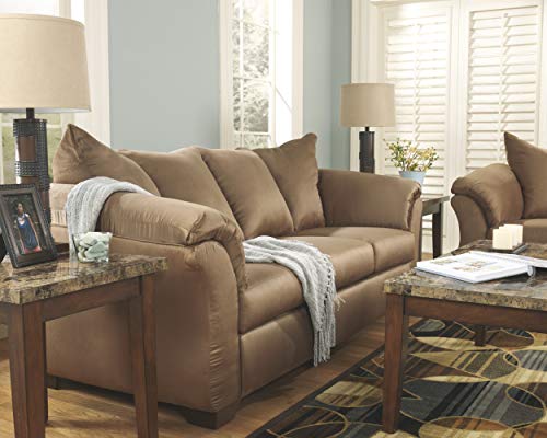 Signature Design by Ashley Darcy Casual Plush Loveseat, Brown