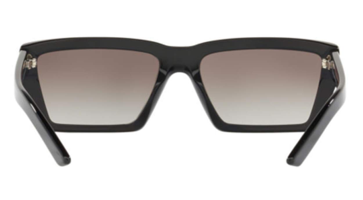 Prada 0PR 04VS Black/Gradient Light Brown/Mirror Gold One Size