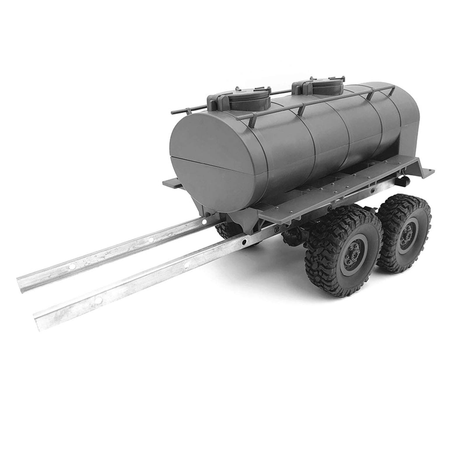 Oil Tank Trailer, Metal + Plastic Military Truck Chassis Lasting Performance DIY Partrts DIY Accessoy for WPL B24 B16 B36ry Truck