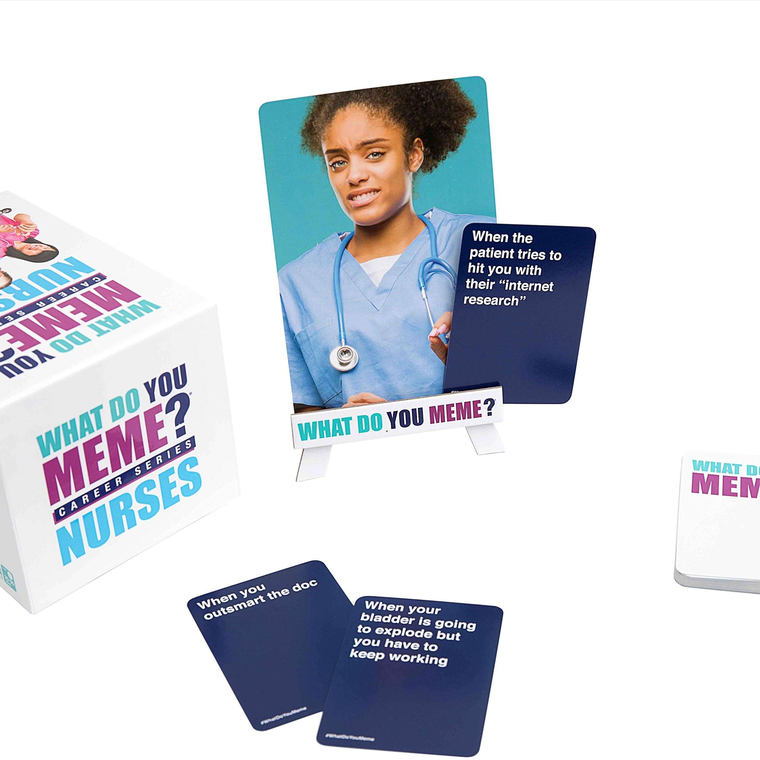 WHAT DO YOU MEME? Nurses Edition - The Hilarious Party Game for Meme Lovers