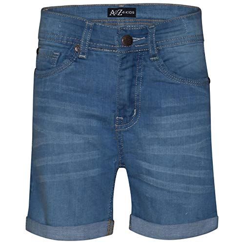 Kids Girls Shorts Bermuda Light Blue Jeans Hot Pant Summer Denim Short 5-13 Year