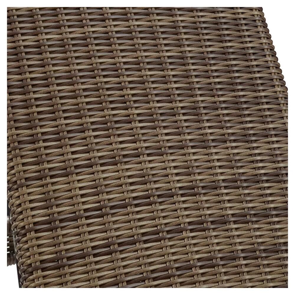 Folding Outdoor Patio Chaise Lounges Chairs, Palm Harbor Outdoor Wicker Chaise Lounge Chairs with Cushions and Adjustable Backrest