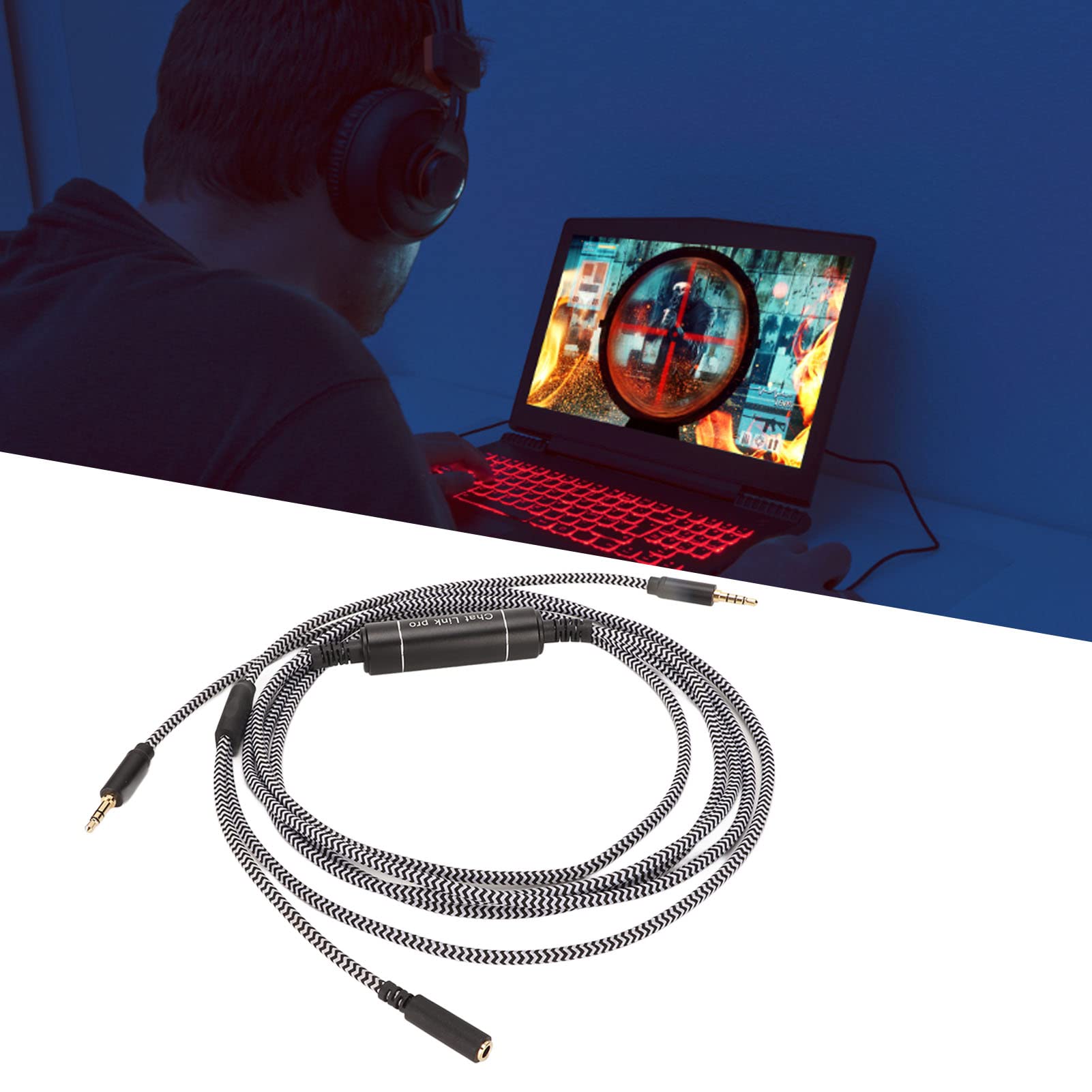 Chat Link Cable, Gold Plated Plug Plug and Play Replacement Chat Link Cable for HD60 X for Game Card for HD60 S