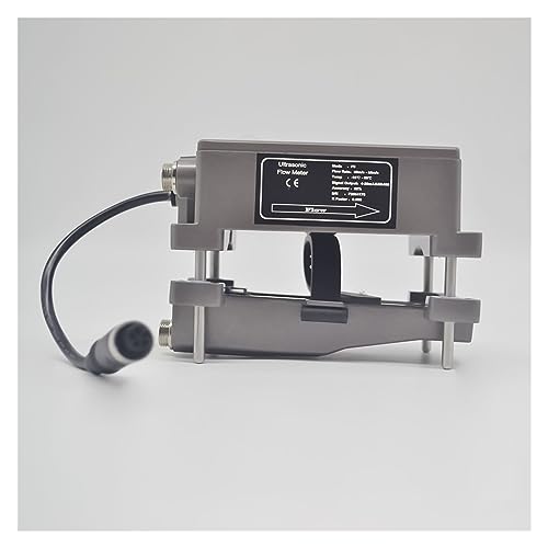 Flow Control Meter Industrial Time-Difference Type Ultrasonic Flowmeter, Flow Watch Used for Stainless Steel Copper PVC and Other Pipes of DN15~DN40 Used in Petroleum,Food, Etc.