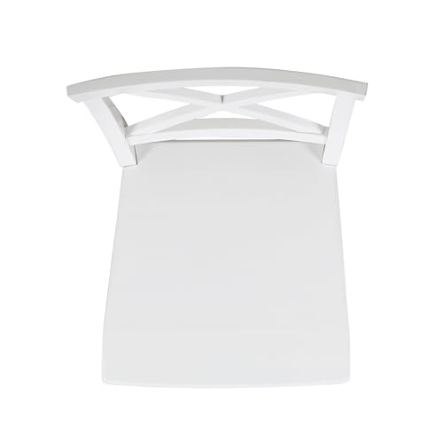 Christopher Knight Home Roshan Farmhouse Acacia Wood Dining Chairs, White