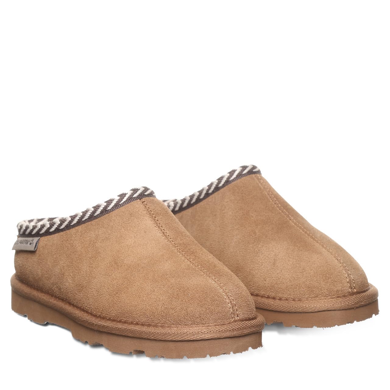 BEARPAW Tabitha Youth Hickory Size 4 | Youth's Slipper | Youth's Shoe | Comfortable & Lightweight