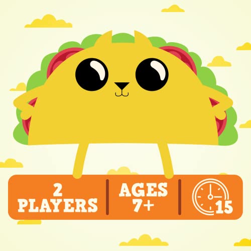 Tacocat Spelled Backwards by Exploding Kittens - 2 Players - Ages 7+ - 15 Minutes to Play - Clever Family Board Game - Couples Game, Family Game Night, Kid and Adult Board Game