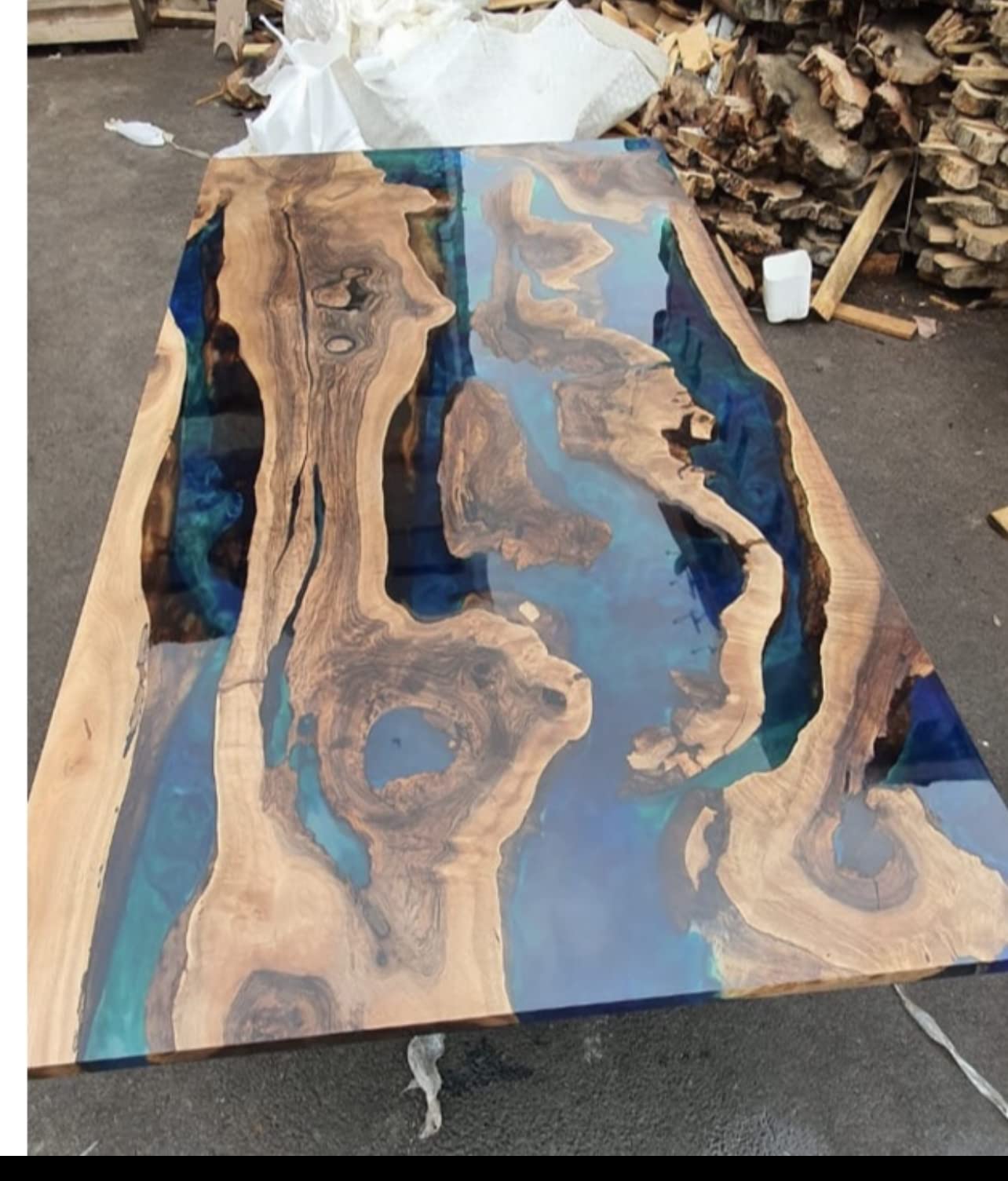 Custom Order for Mr Daniel Ward, Wood Epoxy Dining Table, Epoxy Dining Table, Natural Wood, Epoxy Table Top, Piece Of Conversation