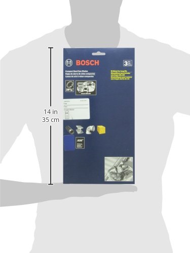 BOSCH CBS2824 28-7/8-Inch X 24-Tpi Fine Cutting Portable Band Saw Blade, 3-Pack