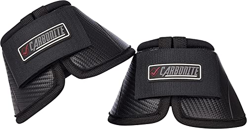LeMieux Carbonite Overreach Horse Boots - Protective Gear and Training Equipment - Equine Boots, Wraps & Accessories (Black - Large)