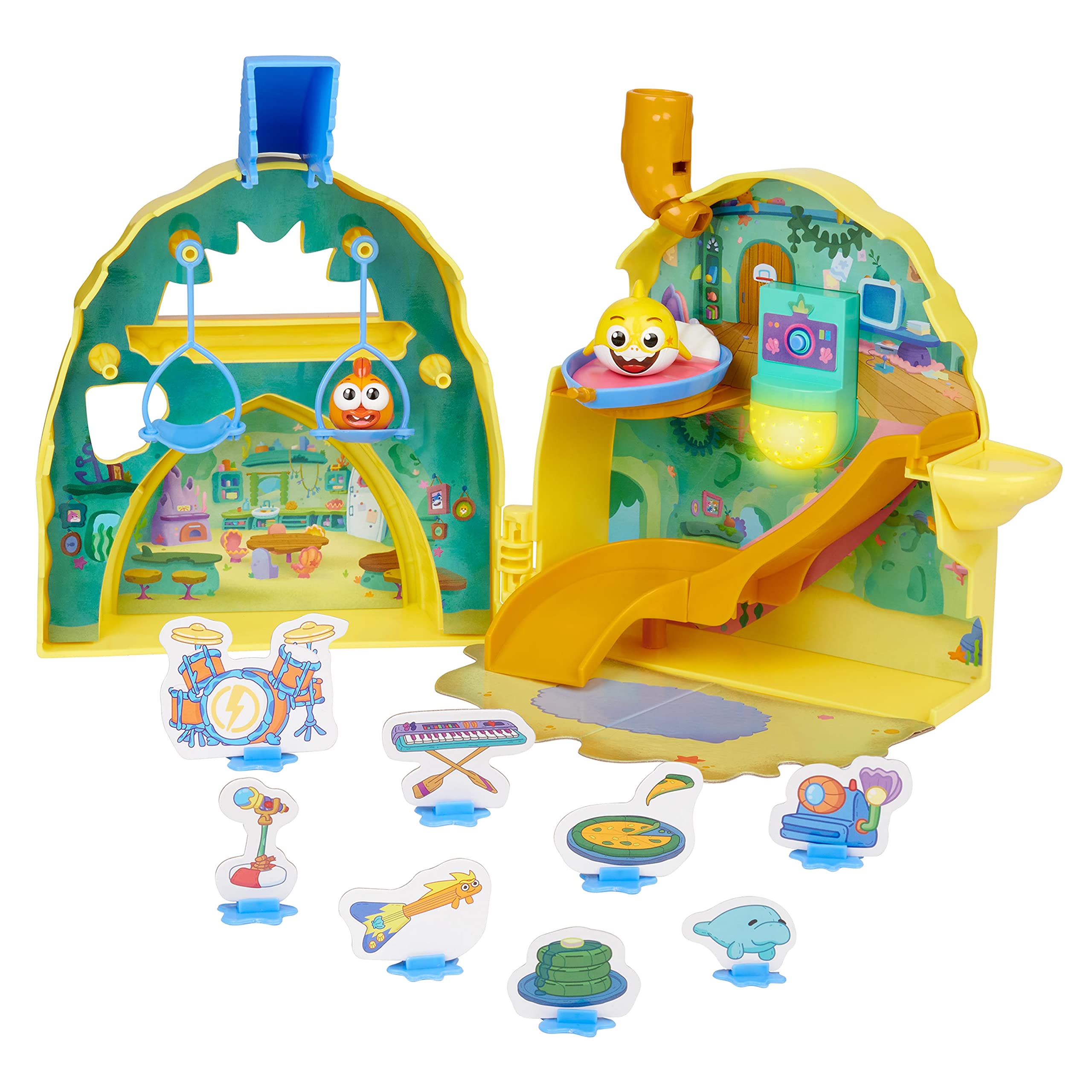 WowWee Baby Shark's Big Show! Shark House Playset ā Lights and Sounds Toddler Playset ā Interactive Baby Shark Toy
