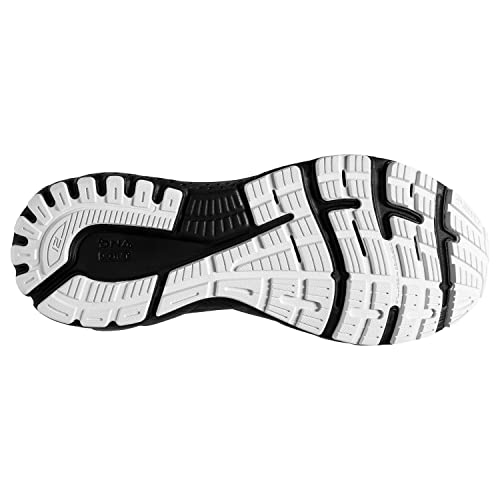 Brooks Women's Adrenaline GTS 21 Supportive Running Shoe - White/Grey/Black - 11 Medium