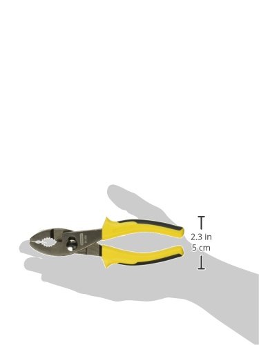 Stanley 84-055 Bi-Material Slip Joint Plier, 6 Inch