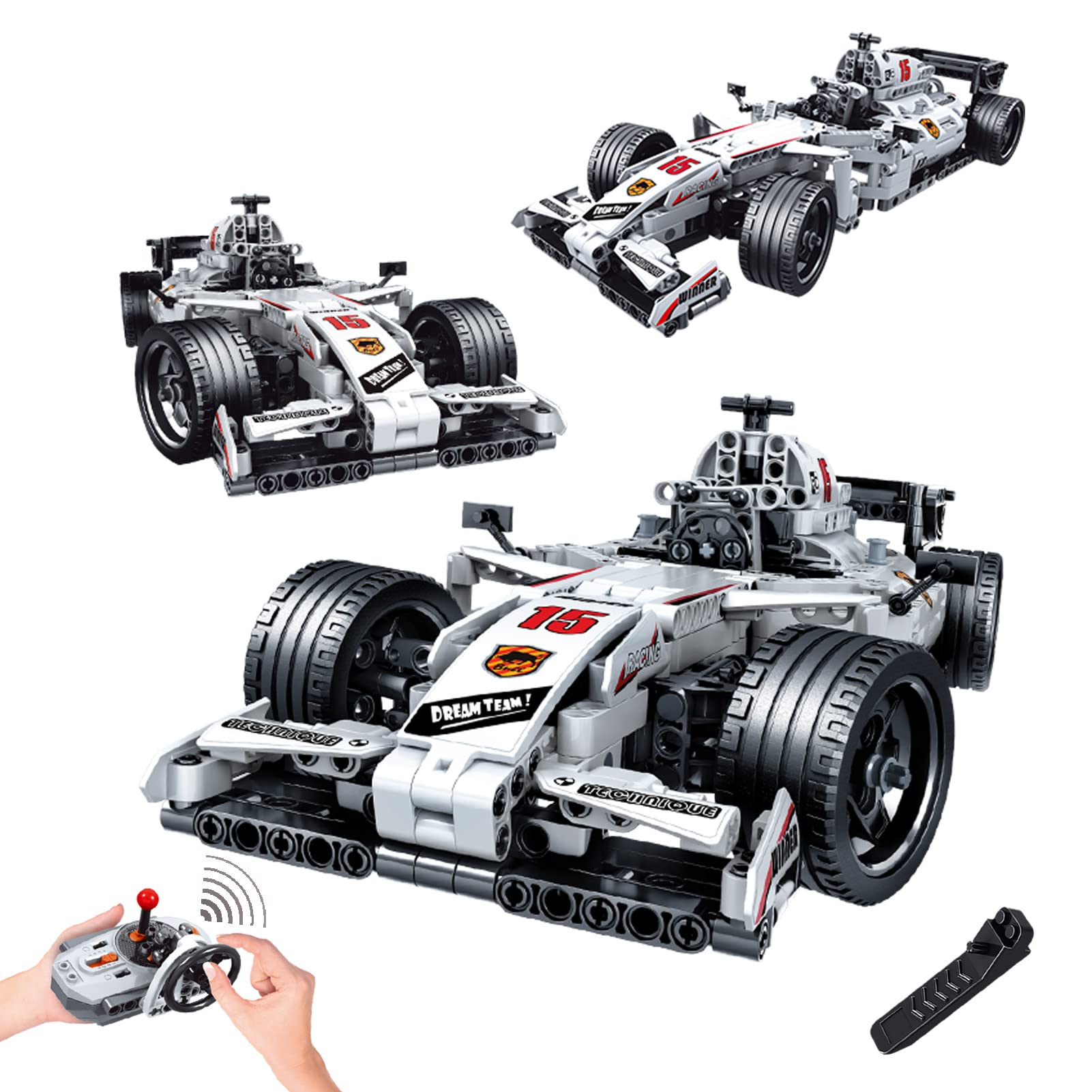 WINNER SPACE City Car Building Blocks Sets, STEM Toys for Boy 6-12 Years Old, Gifts for Boys Adults