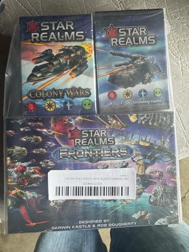 Wise Wizard Games Star Realms Boxed Sets Bundle: Core Game, Colony Wars and Frontiers (3 Items)