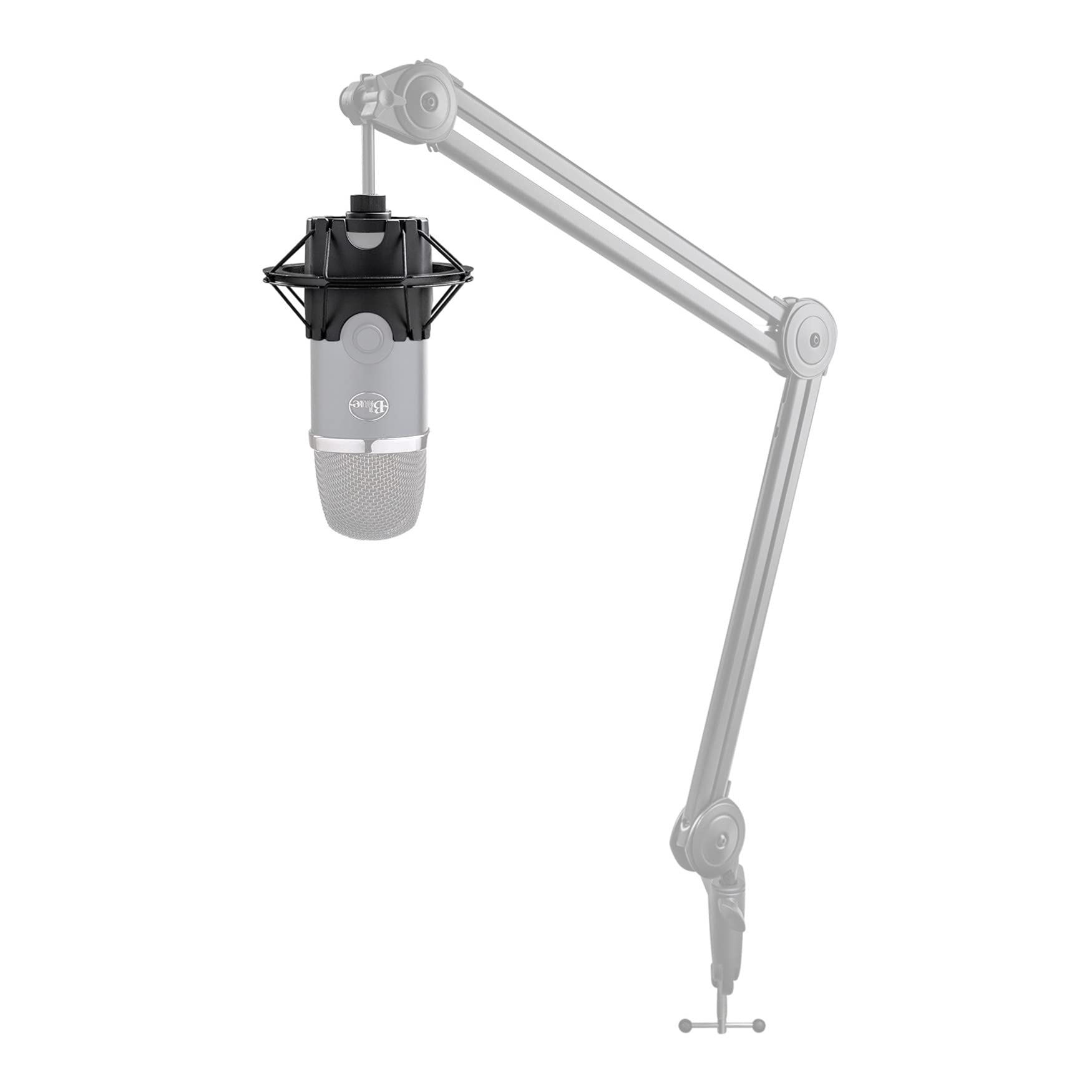 Blue Microphones Yeti X USB Microphone (Dark Gray) Bundle with Boom Arm, Pop Filter and Shock Mount (4 Items)