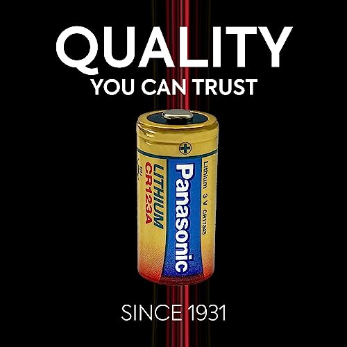 Panasonic Energy Corporation CR-123PA/12B CR123A Lithium Batteries, Pack of 12