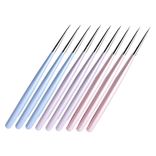 FRCOLOR 3 Sets nail brush Nail Drawing Pen nails kits Manicure Line Painting Pen nail art brushes DIY Nail Art Tools Acrylic Painting Tools nail striping brush fine painted nylon Nail Pen