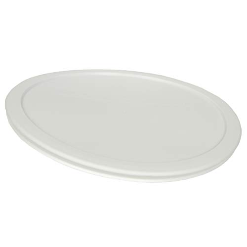 CorningWare (1) FS-1-PC 2.5Qt French White Lid and (1) F-5-PC 1.5Qt French White Lid