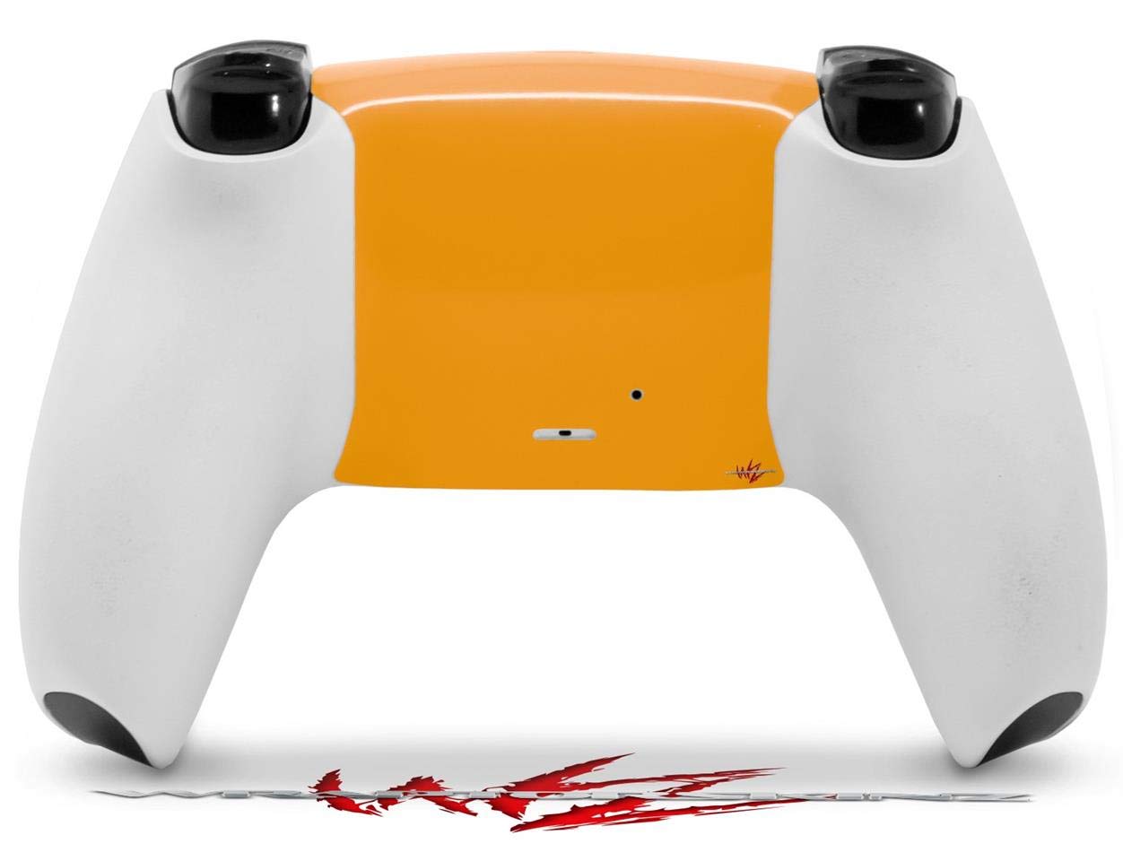WraptorSkinz Skin Wrap compatible with Sony PS5 DualSense Controller Solids Collection Orange (CONTROLLER NOT INCLUDED)