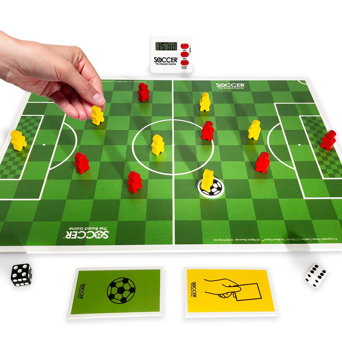 Soccer The Board Game β 2 Player Fast-Paced Soccer Game β Great Gift for Your Soccer Enthusiast