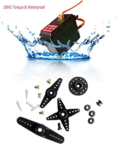 HeavenBird 20kg KS-3518 RC Digital Servo Large Torque Full Metal Gear Waterproof 180 Degree Control Angle for Car Crawler Robot Toys DIY Model