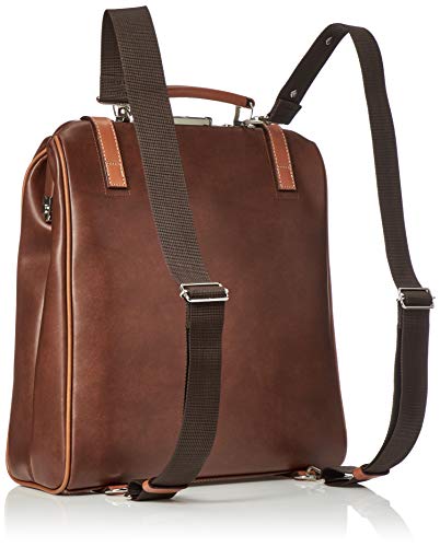 Kiwada Dulles Business Backpack, Vertical Type, Patrick, Genuine Leather Included, Made in Toyooka City, Hyogo Prefecture, Red Brown
