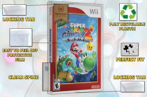 MALKO Video Game Protector Case Compatible with: PS2 | WII - WII U | Gamecube | Xbox & DVD Standard Case | 10 Pack